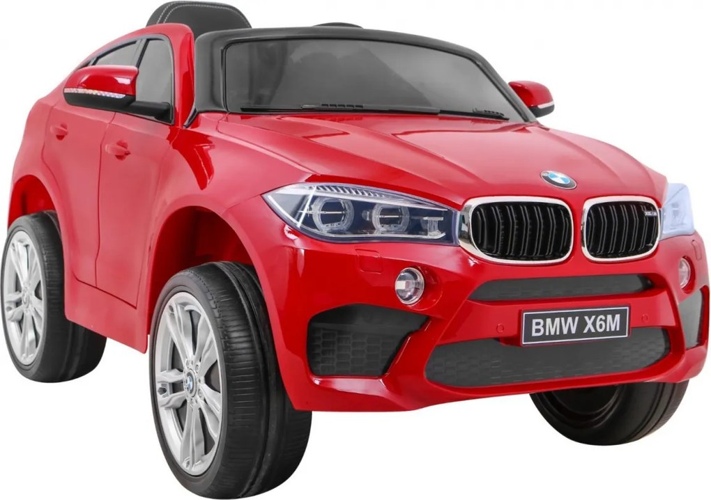 Ramiz Dětské elektrické autíčko BMW X6M lakované - červené SUV + dálkové ovládání