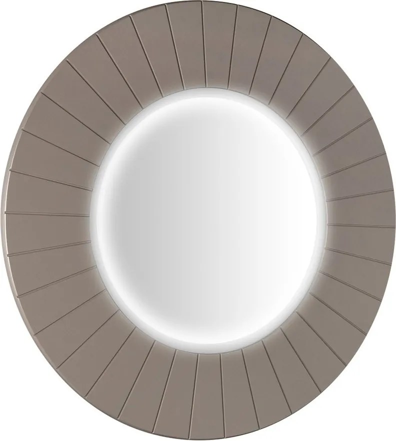 Sapho Sapho, LUMIRO STRIP kulaté zrcadlo s LED osvětlením v rámu, průměr 90cm, agila, LR950-4343S