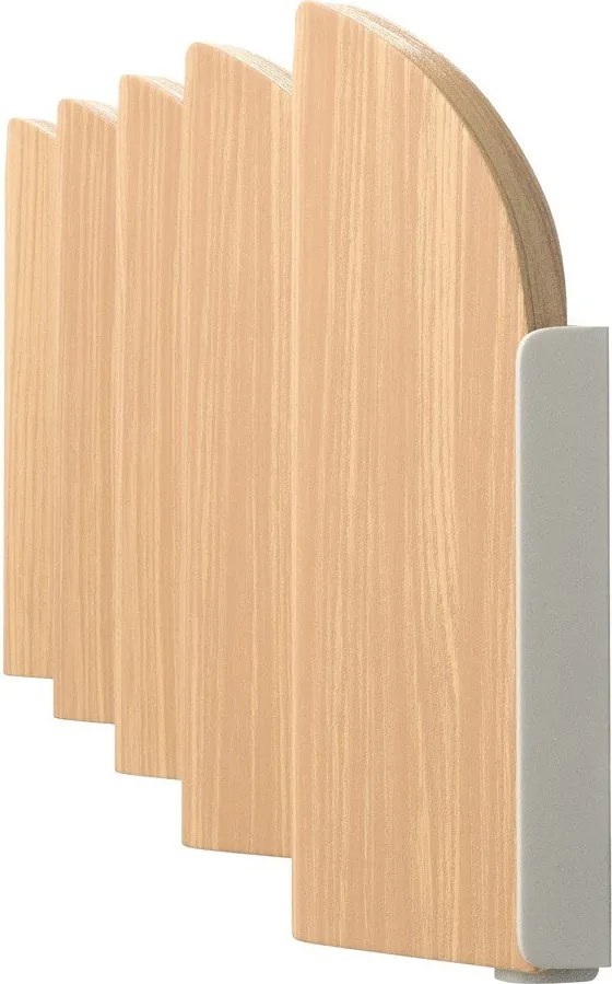 Béžový/v přírodní barvě ocelový nástěnný věšák 43 cm Saloon – Umbra