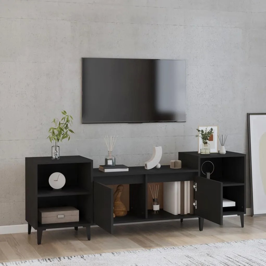 vidaXL TV skříňka 160 x 35 x 55 cm kompozitní dřevo [821197] Barva: šedá sonoma