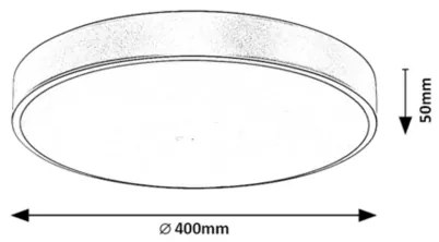 Rabalux 71037 - LED Stropní svítidlo TESIA LED/36W/230V 3000K