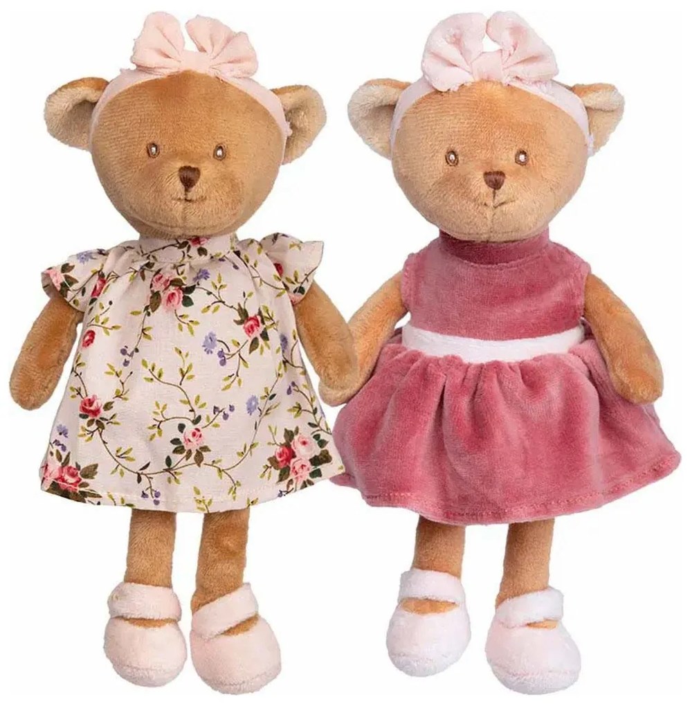 Bukowski - plyšový medvídek Baby Meli, 15 cm Varianta: růžové šaty