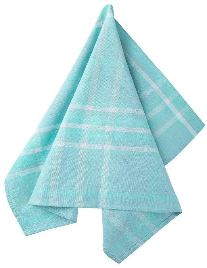 Spod Igły i Nitki Kuchyňská utěrka 45x65 Fair mint check cotton I 23