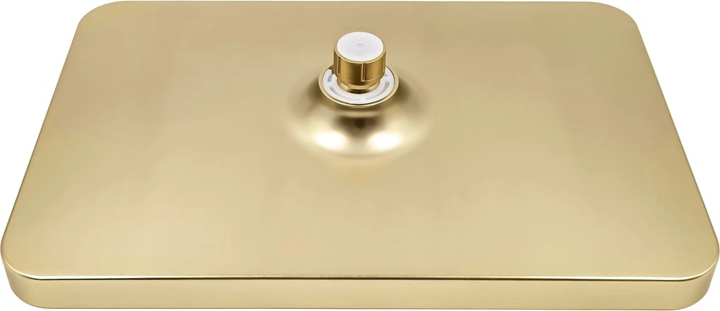 Rea, Obdélníková dešťová sprcha REA JS-032 Brushed Gold, REA-P0396