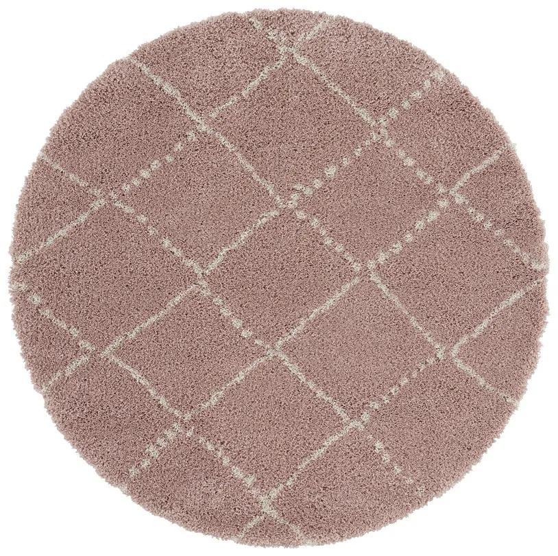 Mint Rugs - Hanse Home koberce Kusový koberec Allure 102750 Rose/Cream - 120x120 (průměr) kruh cm