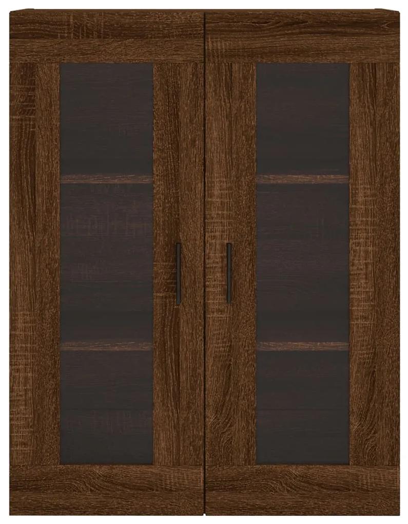 Skříň highboard hnědý dub 69,5 x 34 x 180 cm kompozitní dřevo,  3198616
