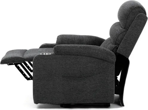 Polohovací křeslo šedé, elektrické TV-S8348 GREY2