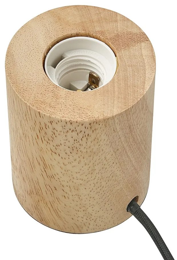 STILO Stolní lampa dřevěná kulatá 11 cm