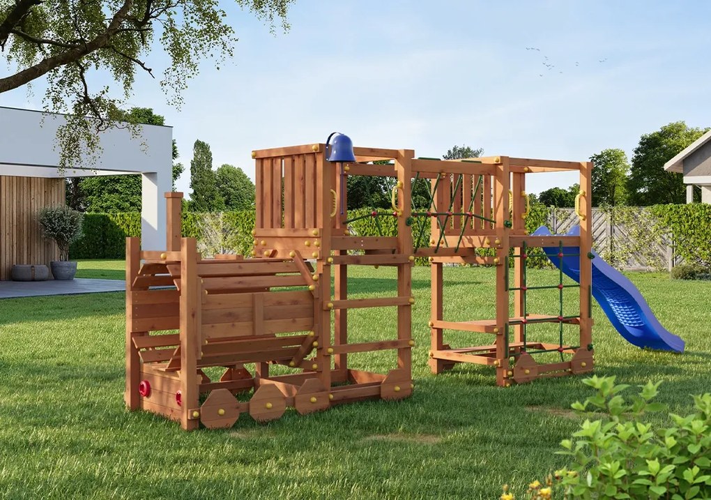 | Dětské hřiště Marimex Play 025 + modrá skluzavka | 11640668
