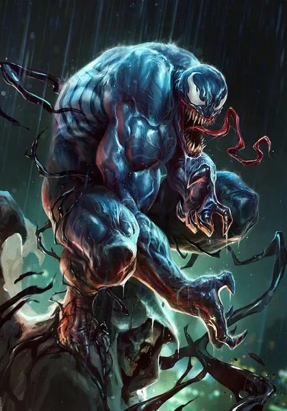 Art Print Sideshow Marvel - Venom  46 x 61 cm (bez rámu)