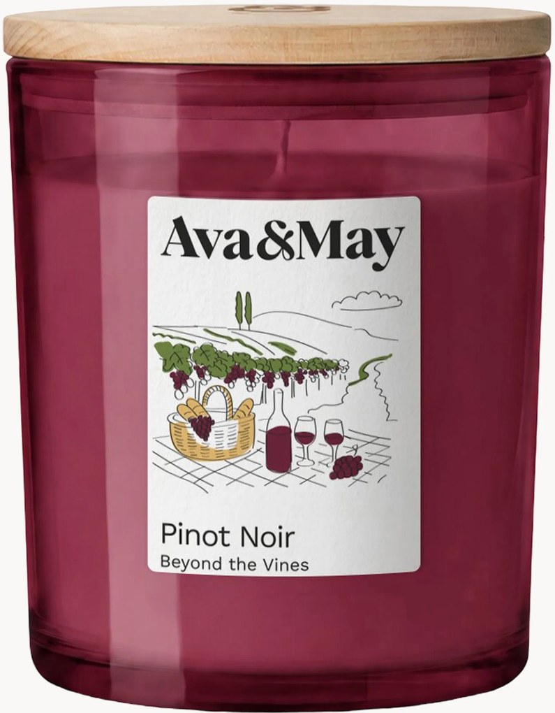 Vonná svíčka Pinot Noir (malina, broskev a černý rybíz)