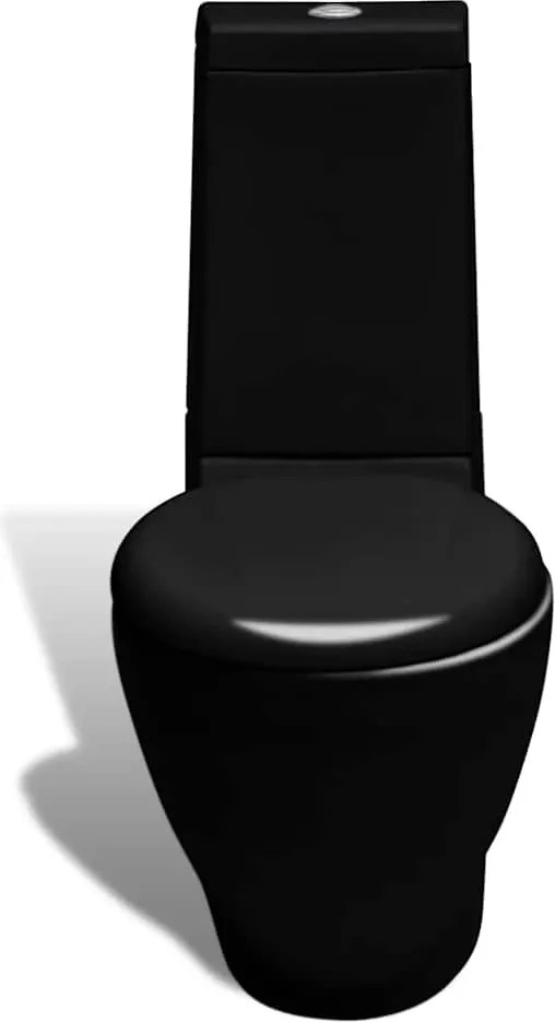 Černá keramická toaleta a bidet 270060