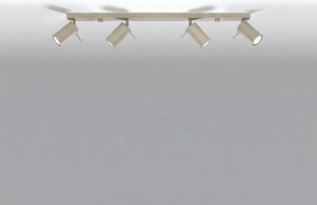 Sollux Lighting Stropní svítidlo RING 4L šedobéžové