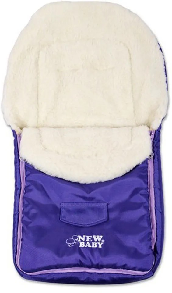 Zimní fusak New Baby Classic Wool violet