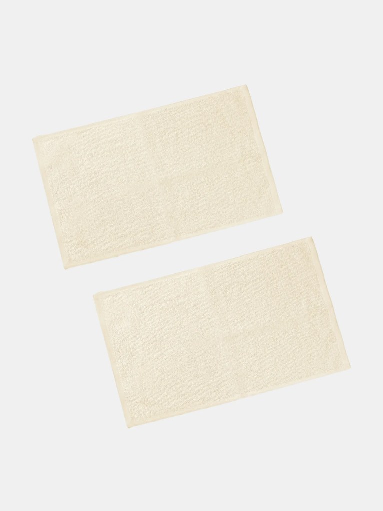 Sinsay - Jednobarevné bavlněné ručníky 2 pack - krémová