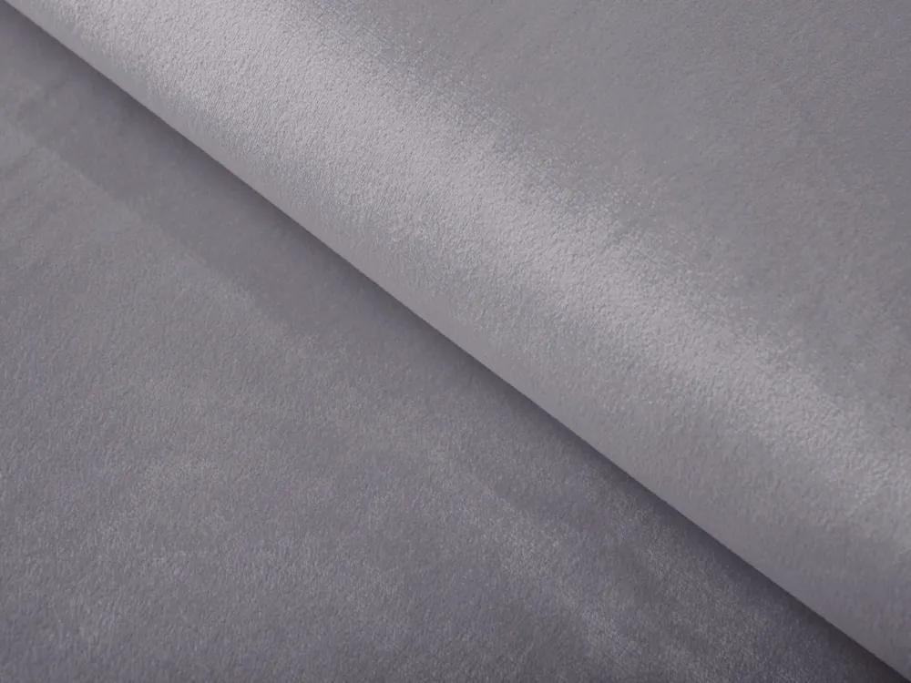 Biante Sametový povlak na polštář Velvet Premium SVP-013 Šedý 40 x 60 cm