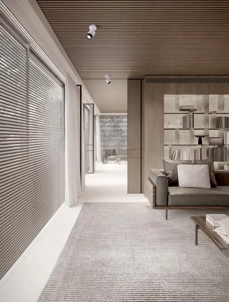 Bílá designová stropní svítilna Ison