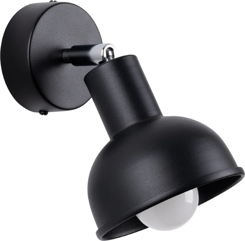 Sollux Lighting Nástěnné svítidlo ELBA černé