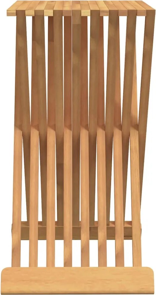Skládací stolička 40 x 32,5 x 70 cm masivní teakové dřevo 316164