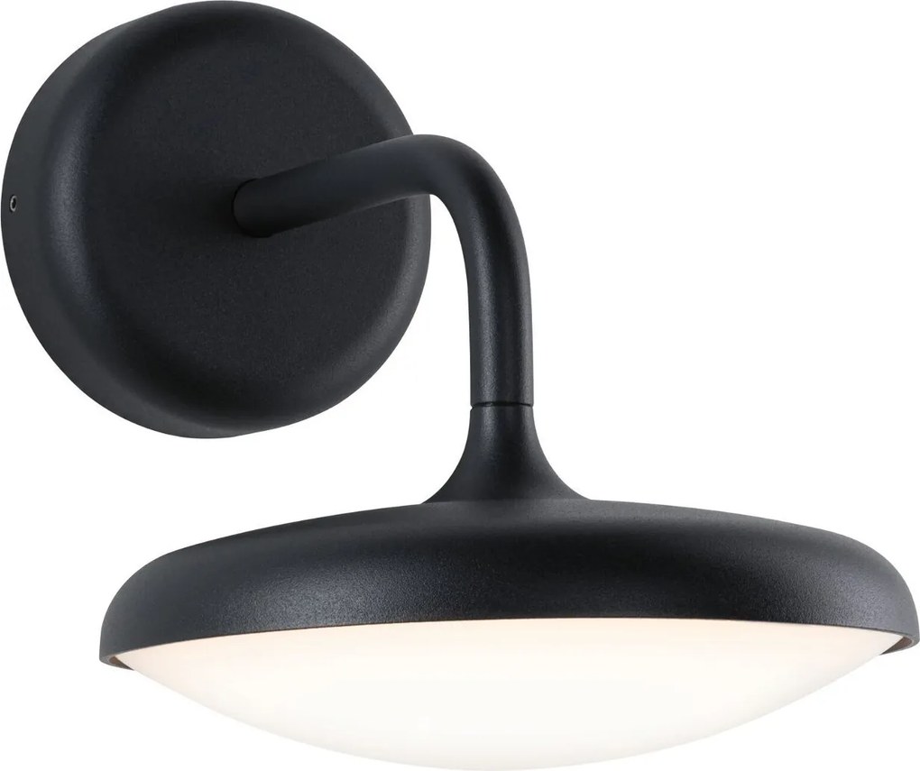 P 94758 LED venkovní nástěnné svítidlo Nostro IP44 kruhové 180x250mm 3000K 10W 230V antracit hliník - PAULMANN