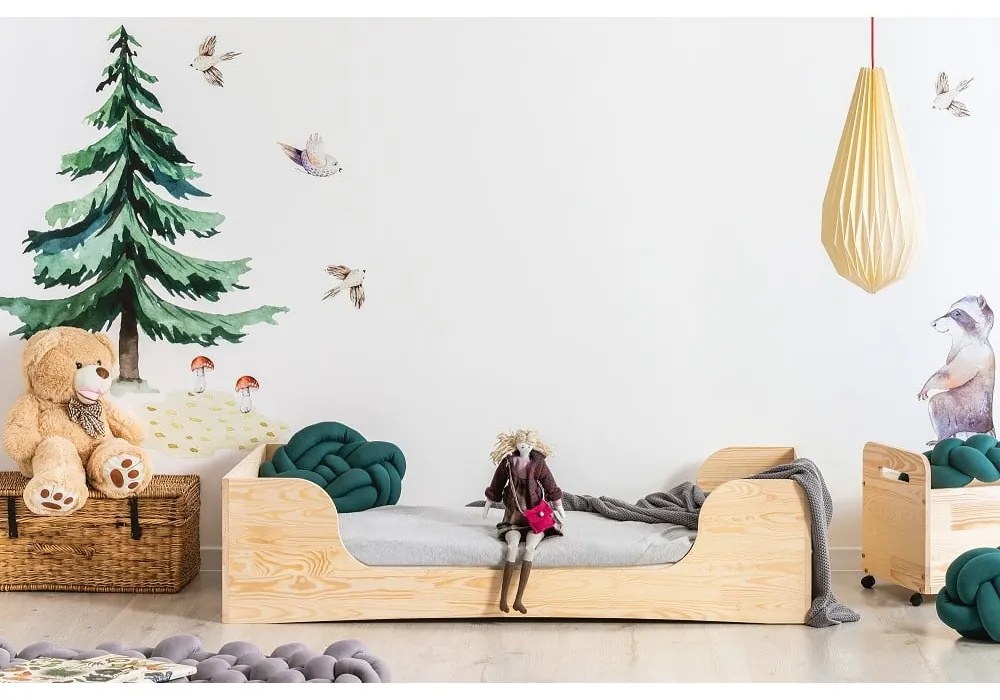Dětská postel z borovicového dřeva Adeko Pepe Frida, 90 x 180 cm