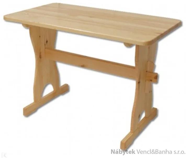 dřevěný jídelní stůl borový z masivního dřeva borovice ST103 pacyg