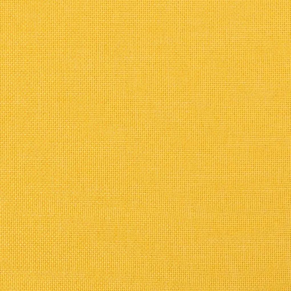 Relaxační křeslo Portree - textil | žluté