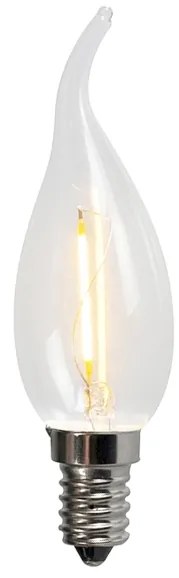 E14 LED žárovka s vlákny BXS35 1W 100LM 2200K