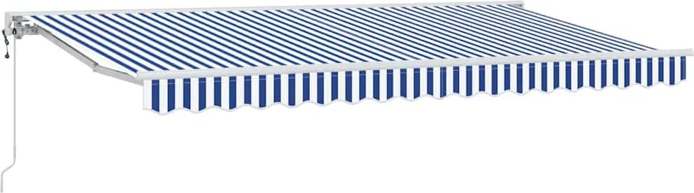 Rám markýzy Modrá a bílá 350 x 200 cm 3329620