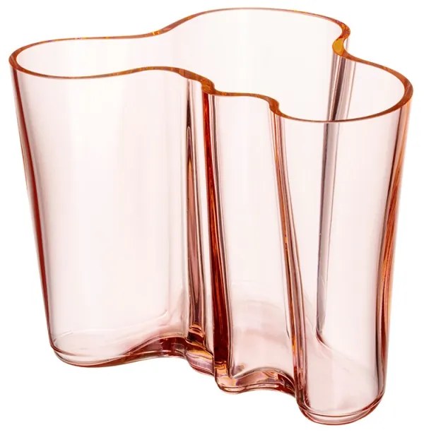 Váza Alvar Aalto 160mm, lososově růžová