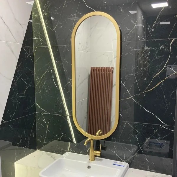 Zrcadlo Zeta Gold Rozměr: 40 x 60 cm