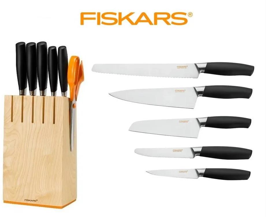 FISKARS Functional Form+ Blok na nože s 5 noži 1016004