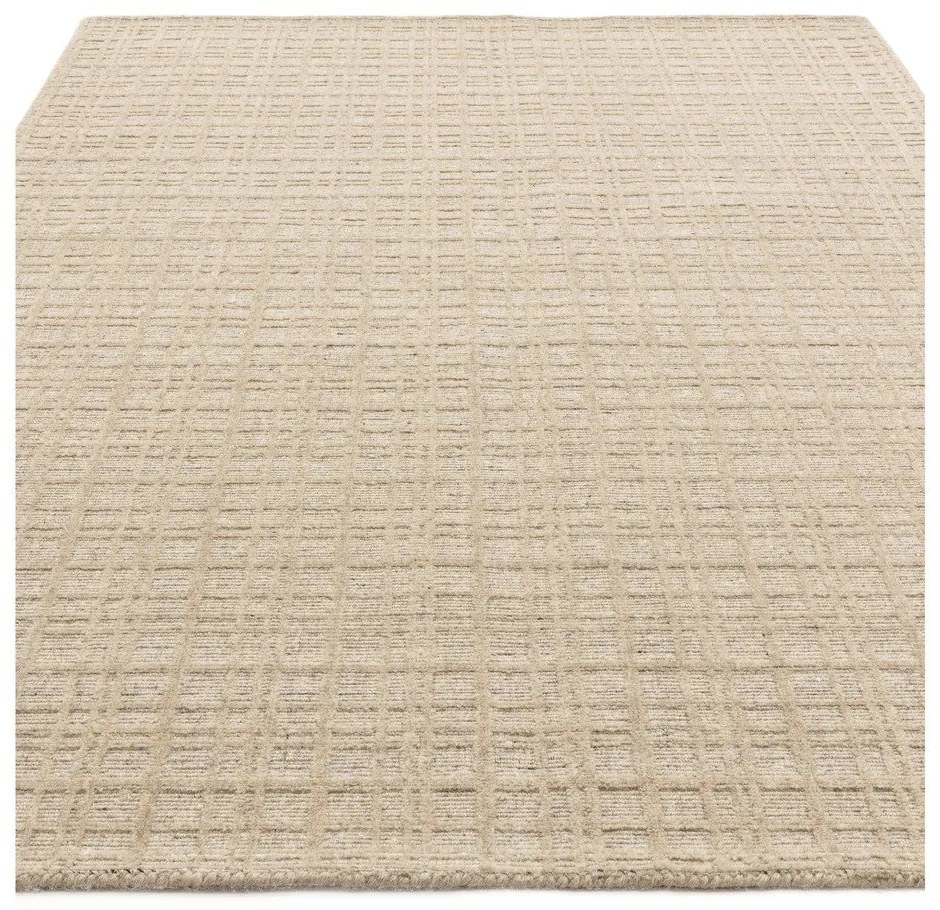 Krémový ručně tkaný koberec s příměsí vlny 160x230 cm Thatch Sand – Asiatic Carpets