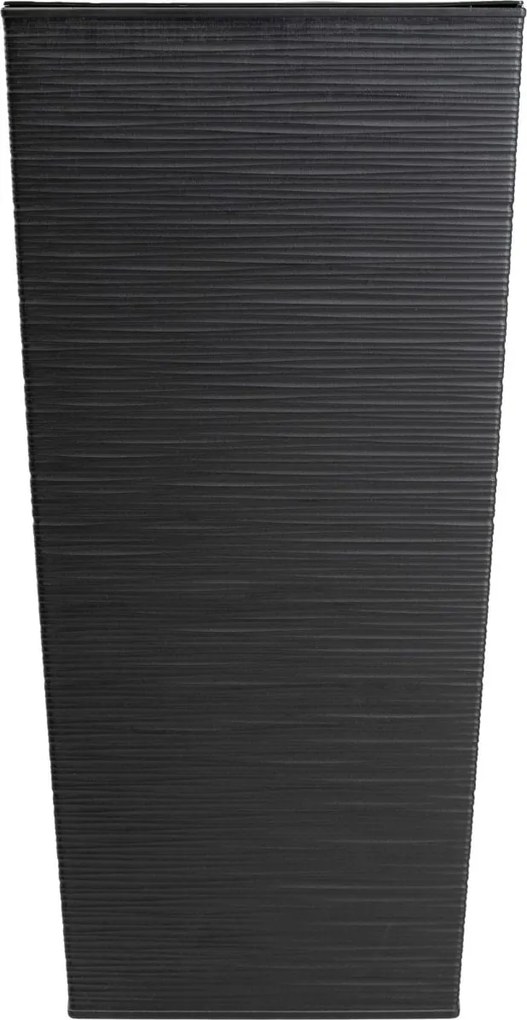 Plastový květináč Porto Riflo 67,7x35x35 cm černý