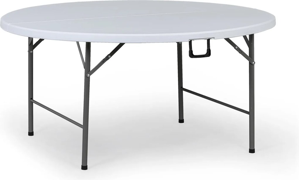 Kulatý cateringový stůl, 1520 x 740 mm, skládací deska
