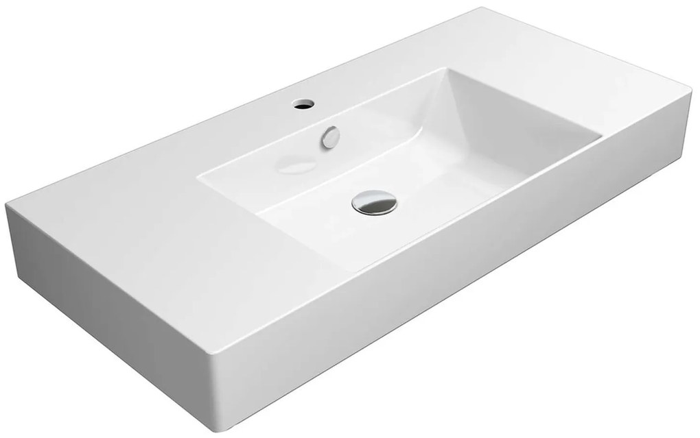 Sapho GSI Kube X - Umyvadlo 100x47 cm, ExtraGlaze, bílá 9451111