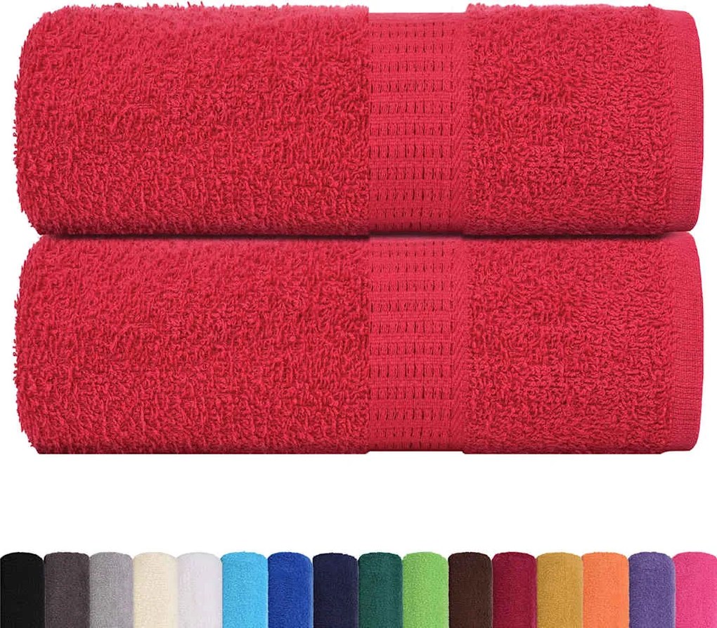 Ručníky FROGN 2 ks červené 30x30 cm 360 g/m² 136920