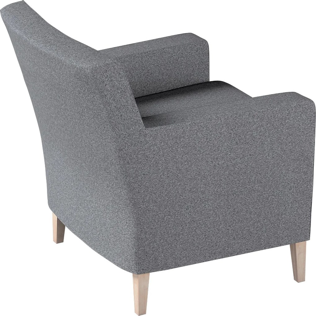 Potah na křeslo IKEA Karlstad barva šedá látka pletený vzor