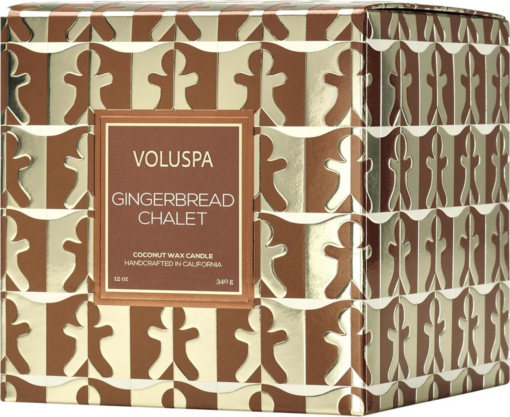 Voluspa svíčka Gingerbread Chalet, 340 g