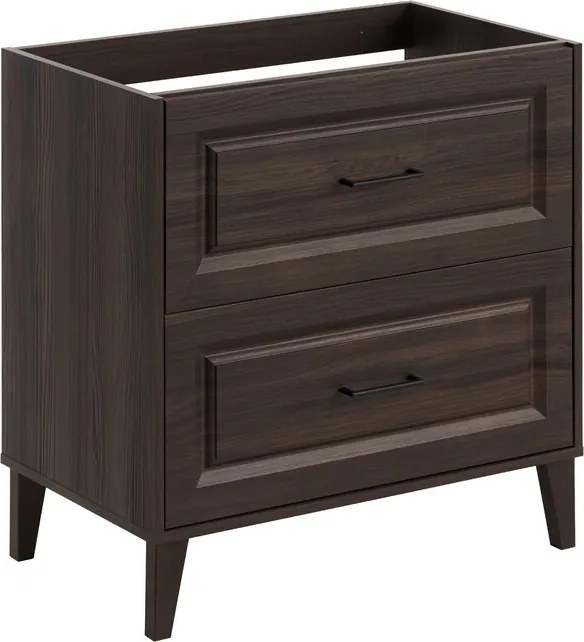 Koupelnová sestava Dorothy s deskou a zrcadlem 80 cm dub ristretto