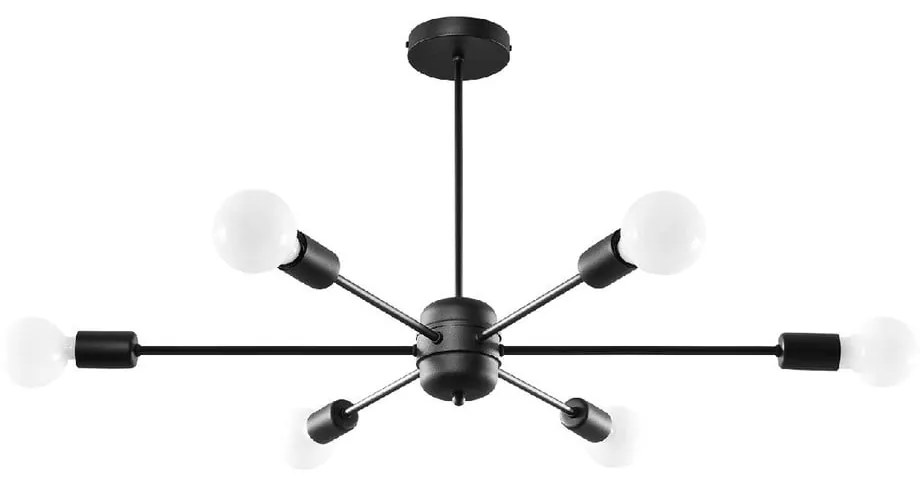 Černé závěsné svítidlo 86.5x68 cm Benedett - Nice Lamps