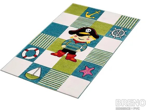Breno Kusový koberec DIAMOND KIDS 20801/60 pirát, 120x170 cm, Vícebarevné