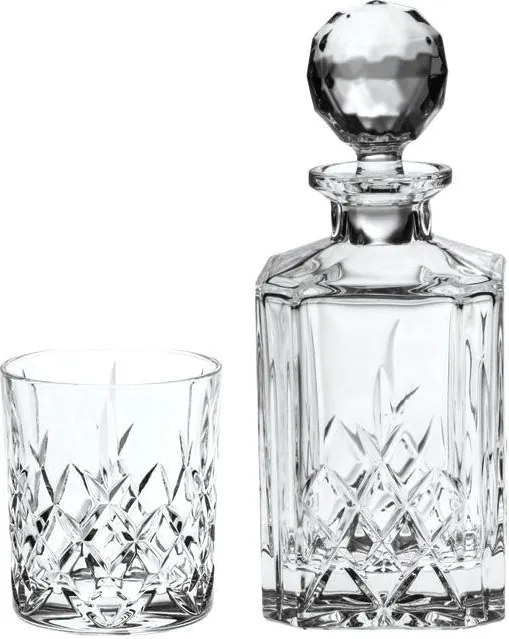 Bohemia Crystal Whisky set Brixton 99999/11038/863 (set 1 karafa + 6 s