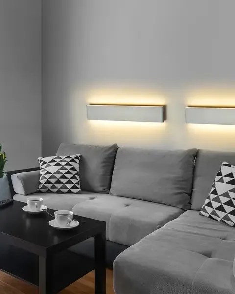 LED nástěnné svítidlo Norman L bílé