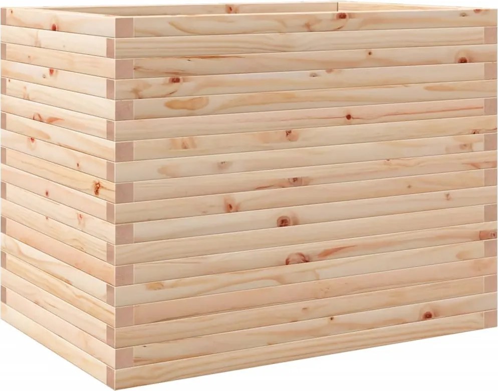 Zahradní truhlík 90 x 60 x 68,5 cm masivní borové dřevo 3282499
