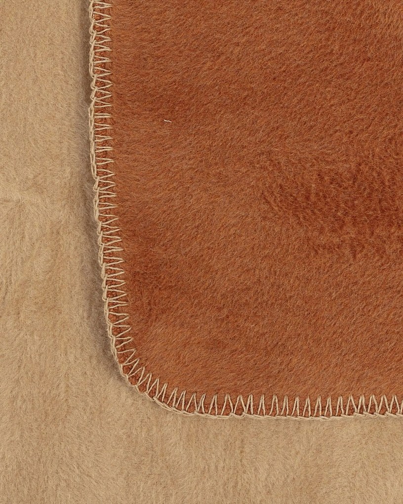 Deka Cotton Cloud 150x200cm Cognac&amp;Beige