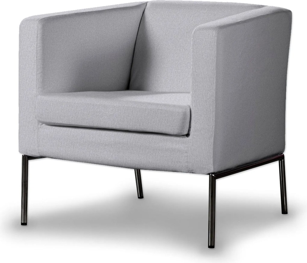 Potah na křeslo IKEA Klappsta barva šedá látka pletený vzor