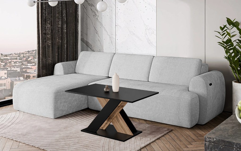 Prospero Konfereční stolek TOXX Kombinace barev: TOXX coffee table royal marble black