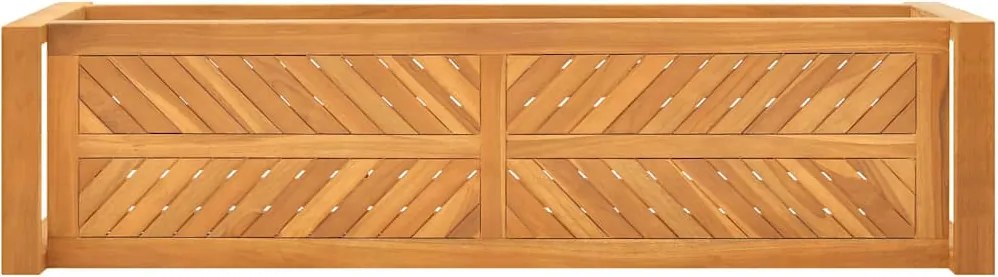 Lavice 120 cm masivní teakové dřevo 325276