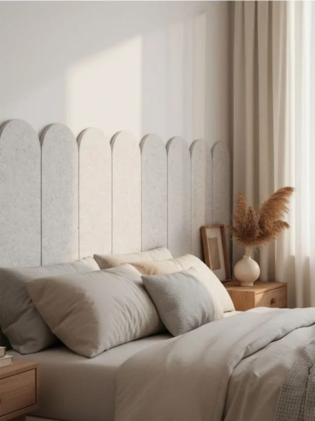 Sinsay - Filcové stěnové panely 5 pack - šedá